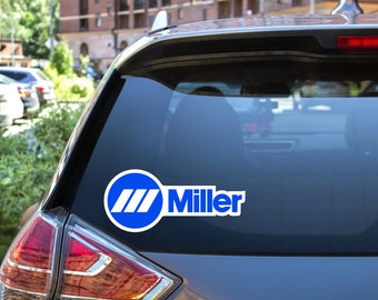 Miller Welding Welder Machine 1960's Logo 148 Laptop Car Truck Wall ...