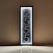 Vertical LED Lighted Door Number Plaque, Modern Custom Address Sign ...