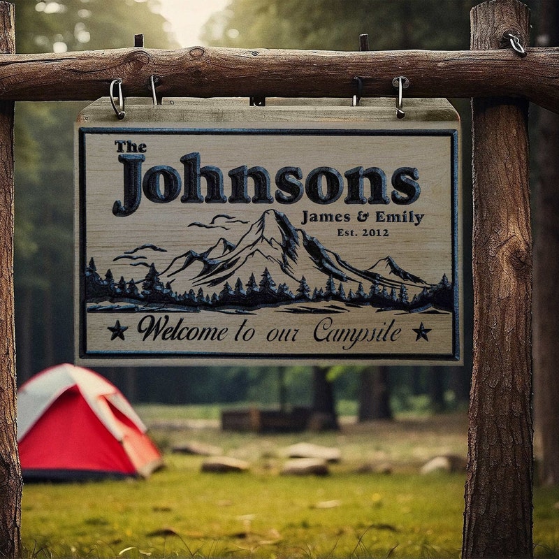 Campsite Sign - Etsy