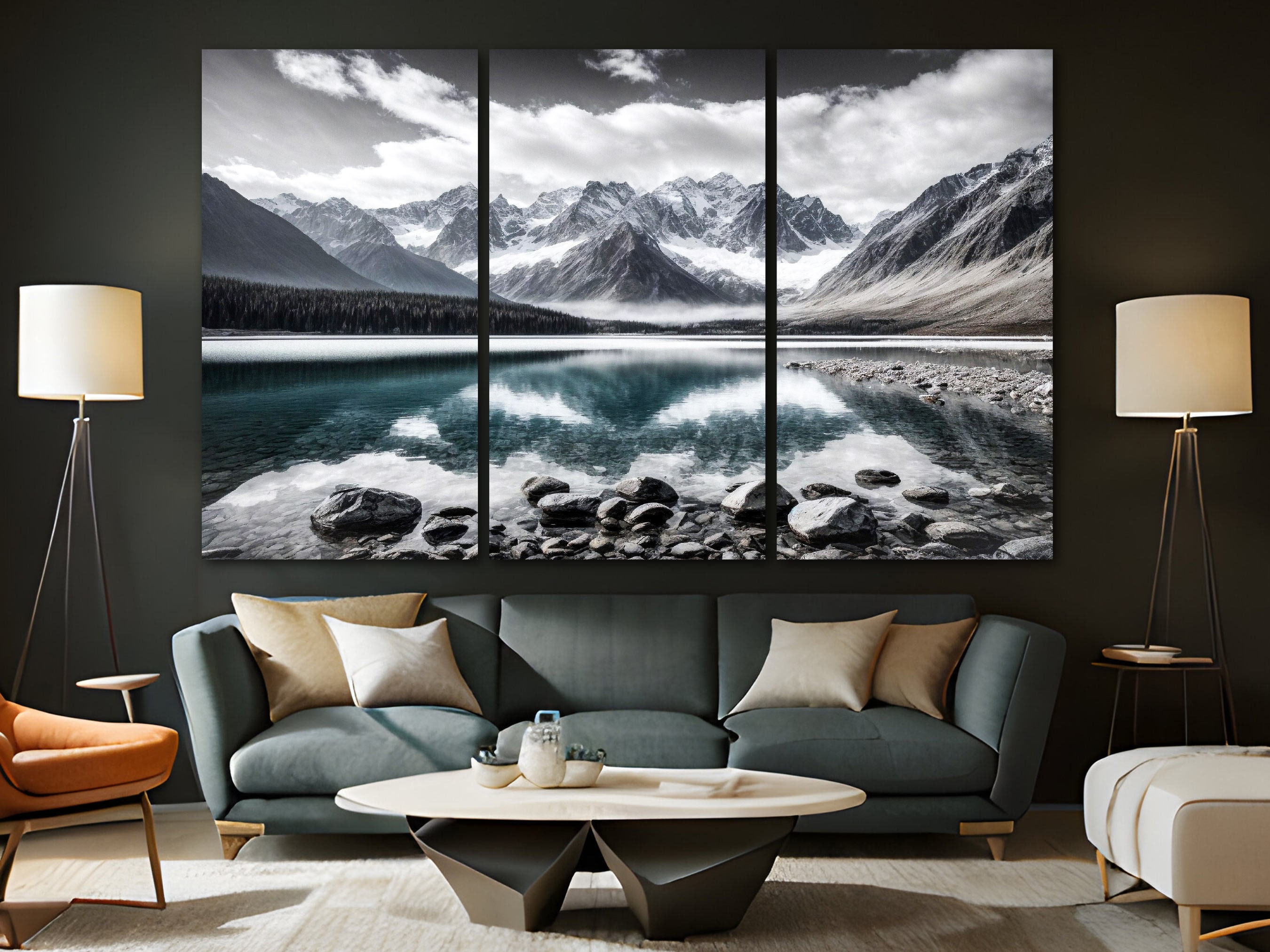 B&W Landscape Photography Black and White Landscape Wall Art - Etsy