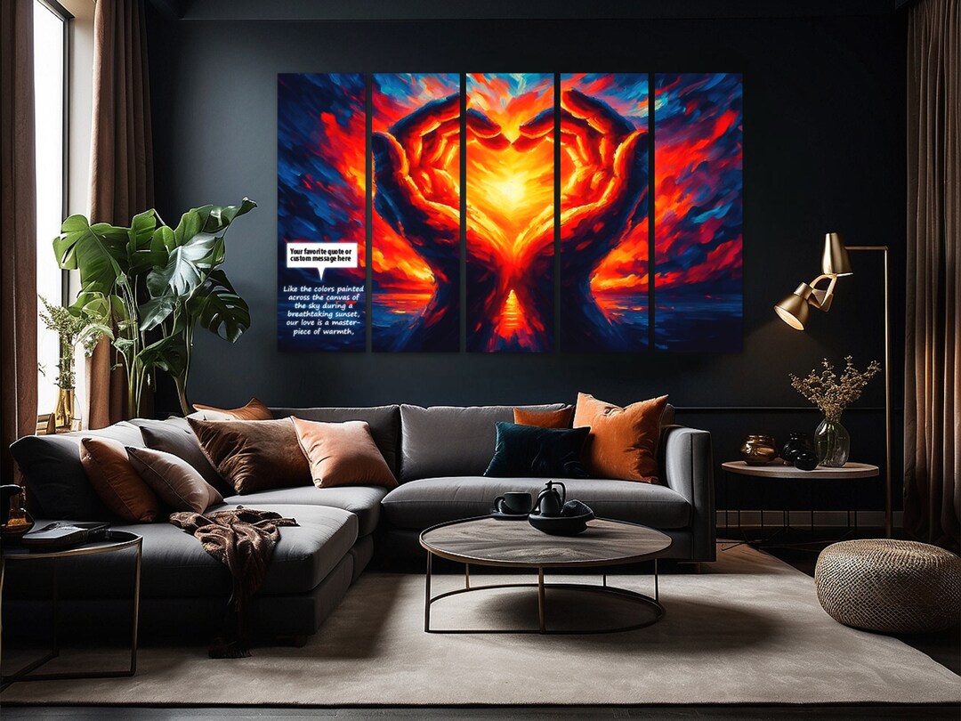 A Valentine's Day Masterpiece for Couples Canvas Print Wall Art ...