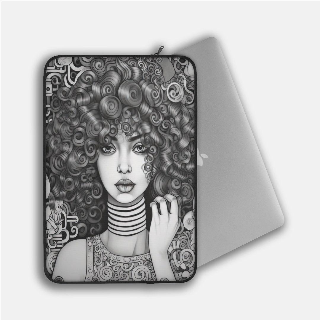 Laptop Sleeve 12 15 Inch Protective Fleece-lined Laptop Cover Black and ...