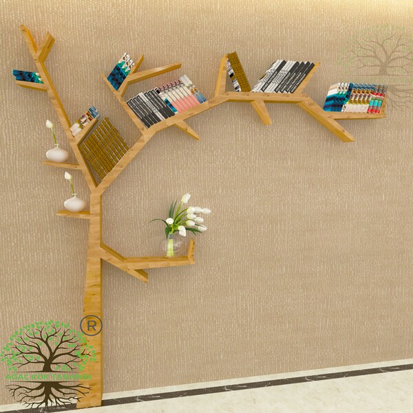 Tree Bookshelf - Etsy