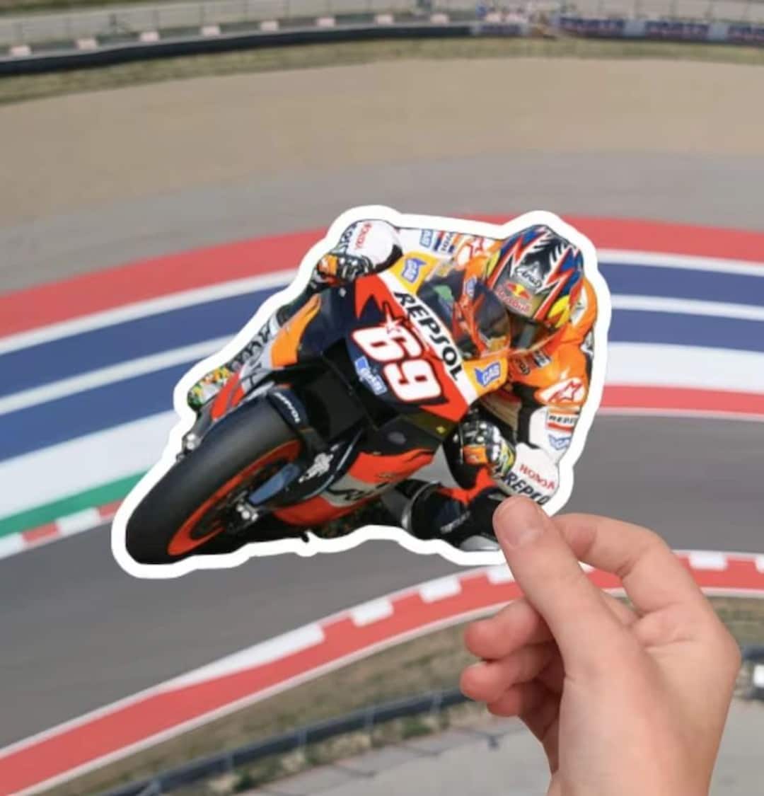 Nicky Hayden Motogp Vinyl | Helmet Decal | Motorcycle Sticker | Motogp ...