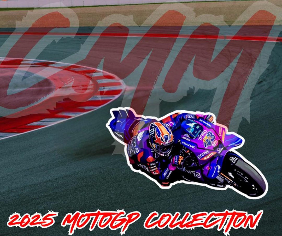 JM43 X CMM Miller '25 YZR-M1 3"x3" Sticker - Etsy