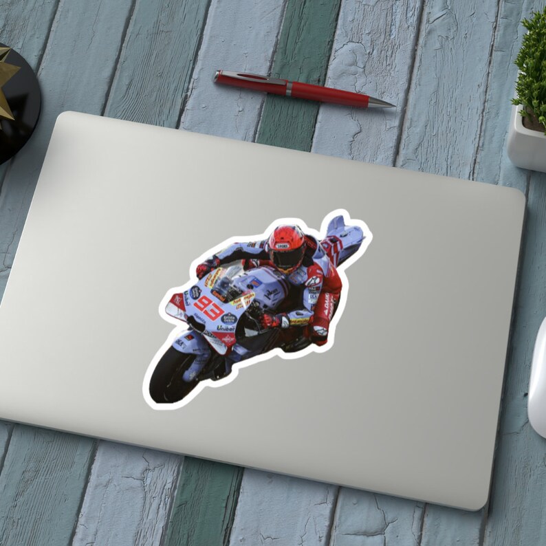 Marc Marquez Motogp Inspired Vinyl | Helmet Decal | Motorcycle Sticker ...