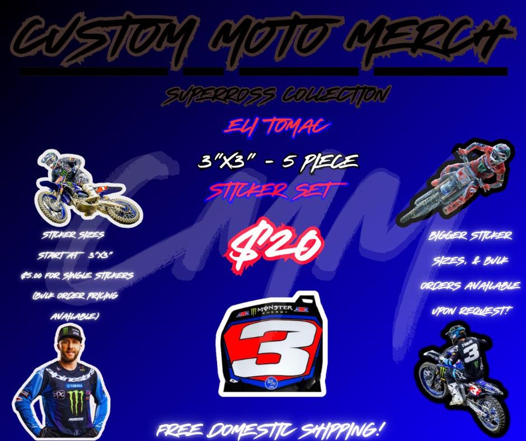 CMM Exclusive 5 Pack- 3"x3" Tomac Sticker Bundle - Etsy