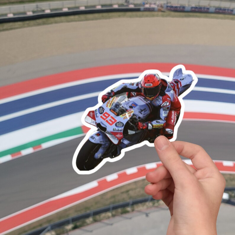 Marc Marquez Vinyl | Helmet Decal | Motorcycle Sticker | Motogp 3"x3 ...