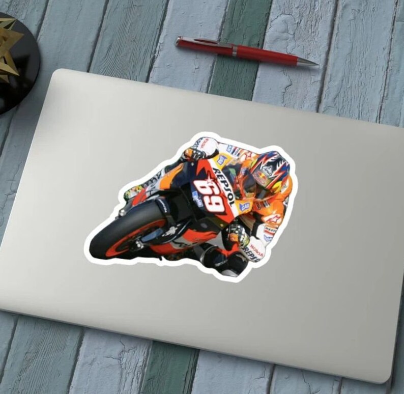 Nicky Hayden Motogp Vinyl | Helmet Decal | Motorcycle Sticker | Motogp ...