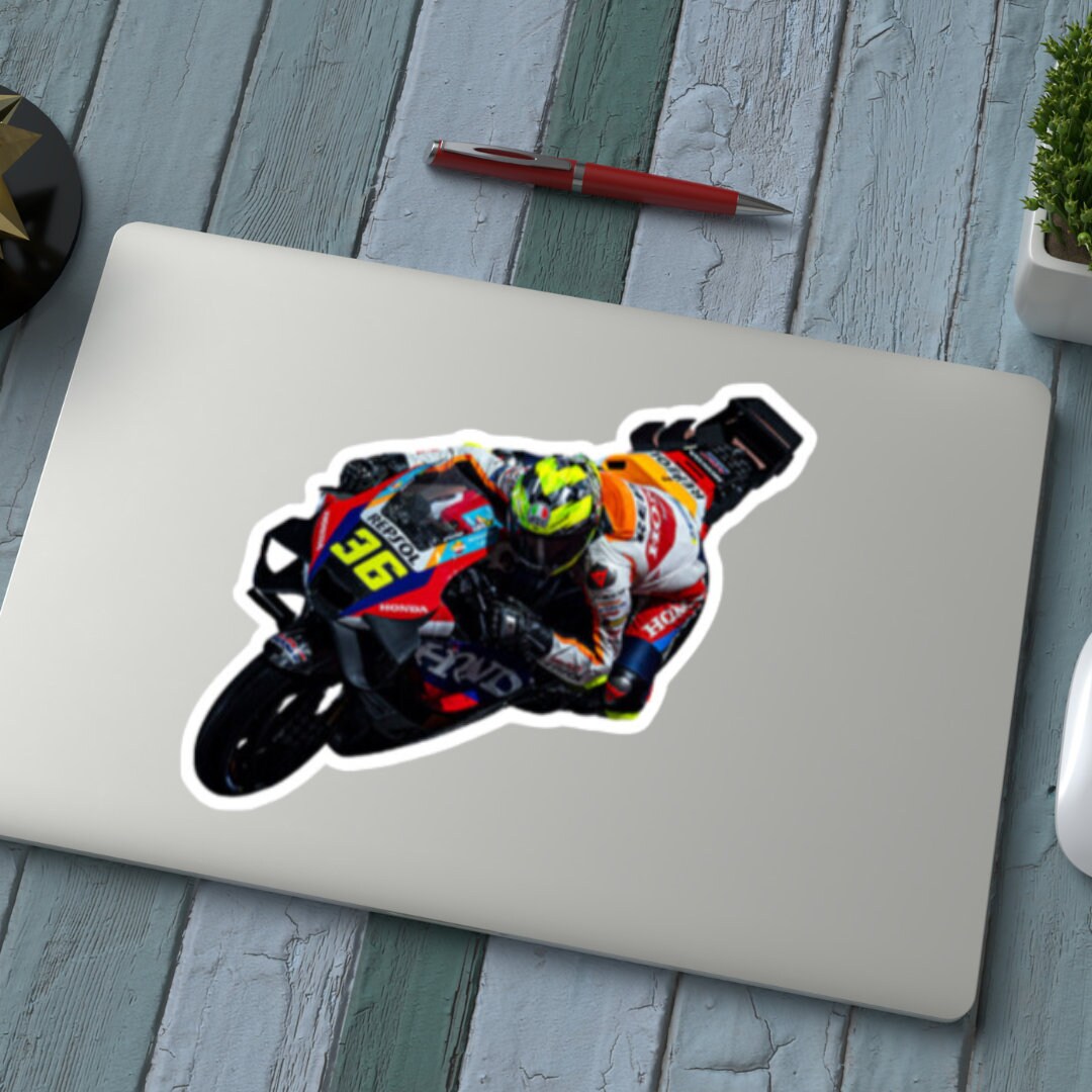 Joan Mir Motogp Inspired Vinyl | Helmet Decal | Motorcycle Sticker ...