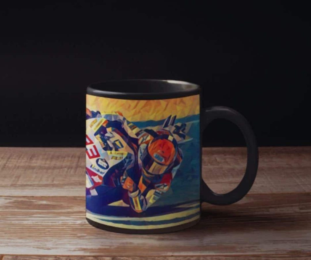 Marc Marquez Motogp Mug: 93 Lean Design - Etsy
