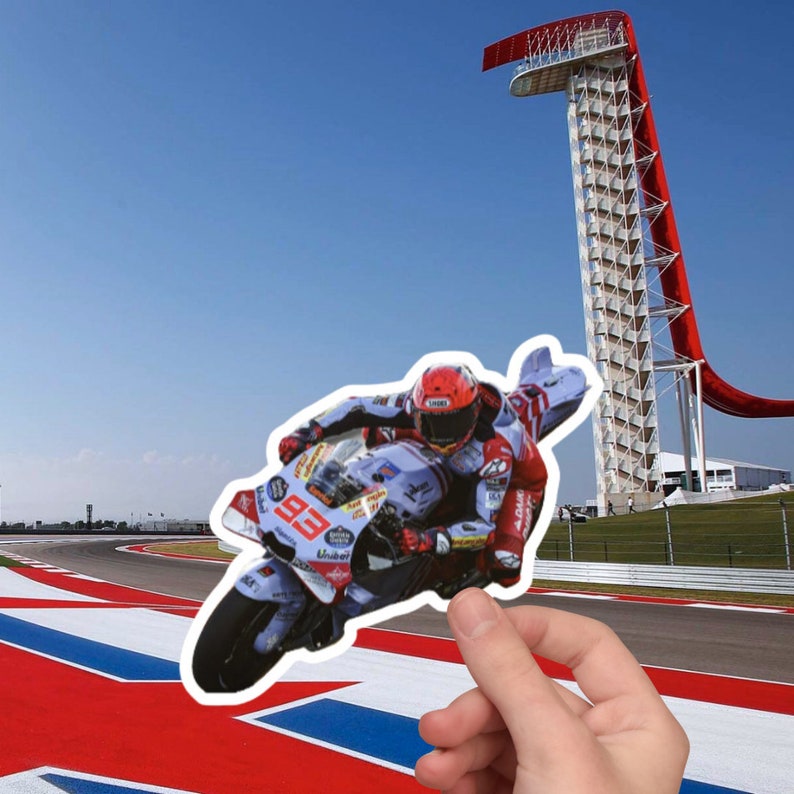Marc Marquez Vinyl | Helmet Decal | Motorcycle Sticker | Motogp 3"x3 ...