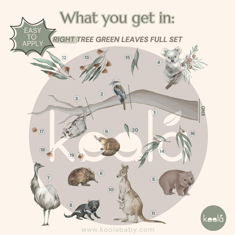 Wall Decals Stickers - Easy to Use - Peel and Stick Mural Nursery Decor ...