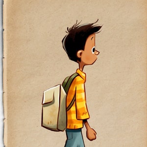 2D Character Animated Walk Cycle Boy Walking PNG Looping Alpha Mov File ...