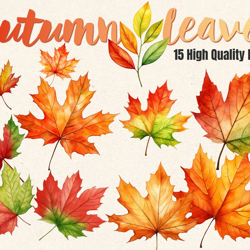 Painted Fall Leaf - Etsy