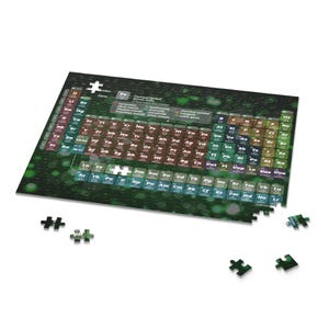 Periodic Table Jigsaw Puzzle: Chemistry Student Gift - Etsy