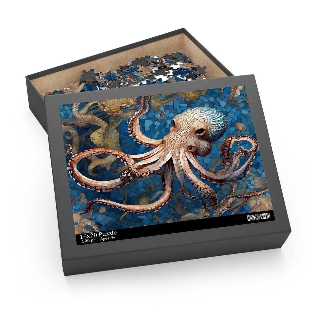 Mosaic Octopus Puzzle, Sea, Ocean, Salt, Water, Wildlife, Animal ...