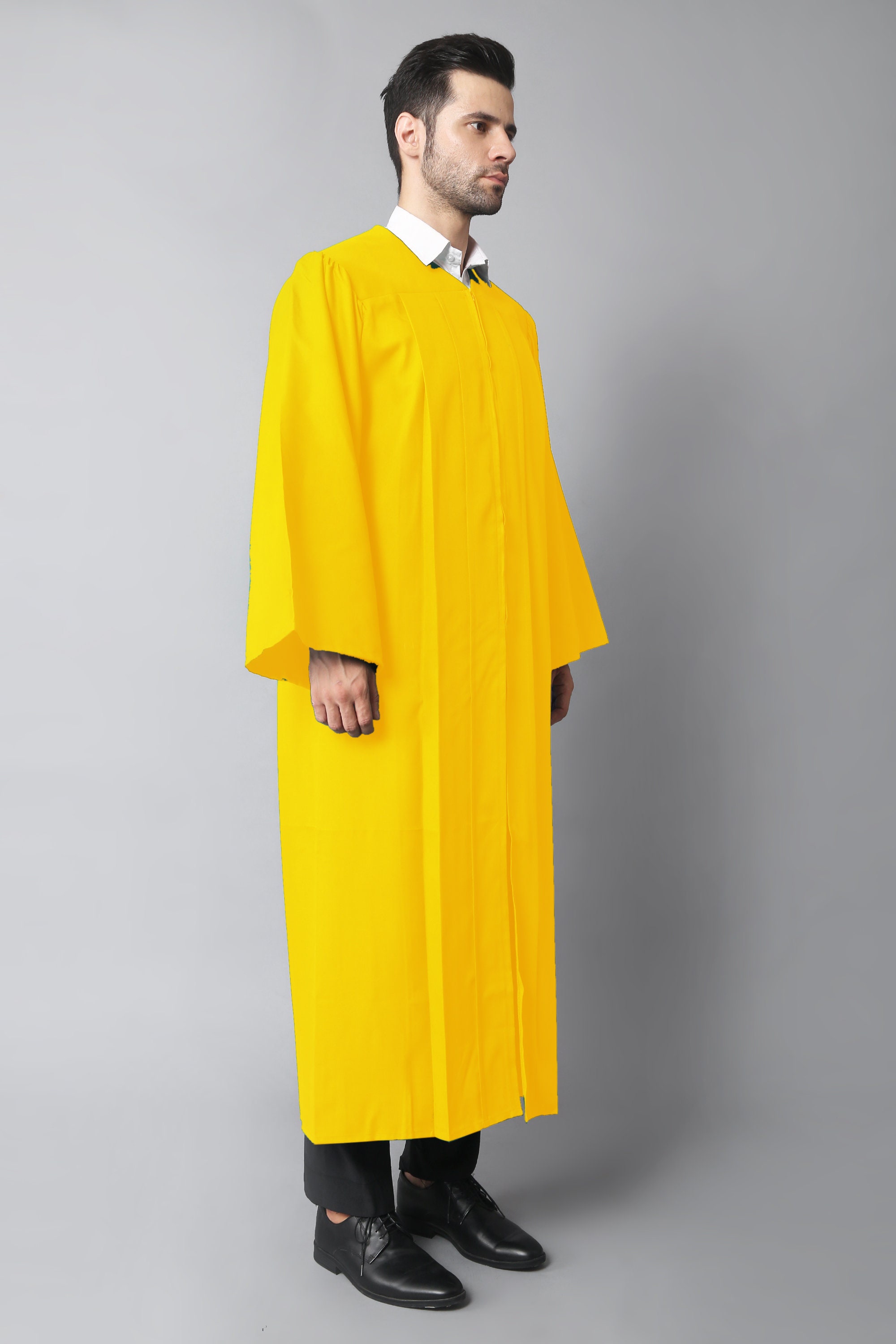 Yellow Graduation Gown-graduation Dress-academic - Etsy