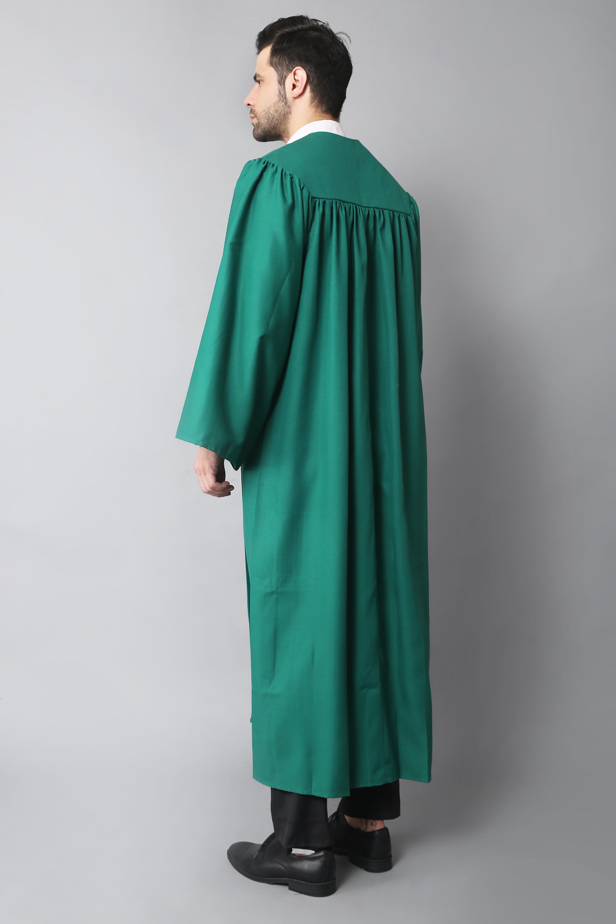 Kelly Green Graduation Gown-graduation Dress-academic - Etsy