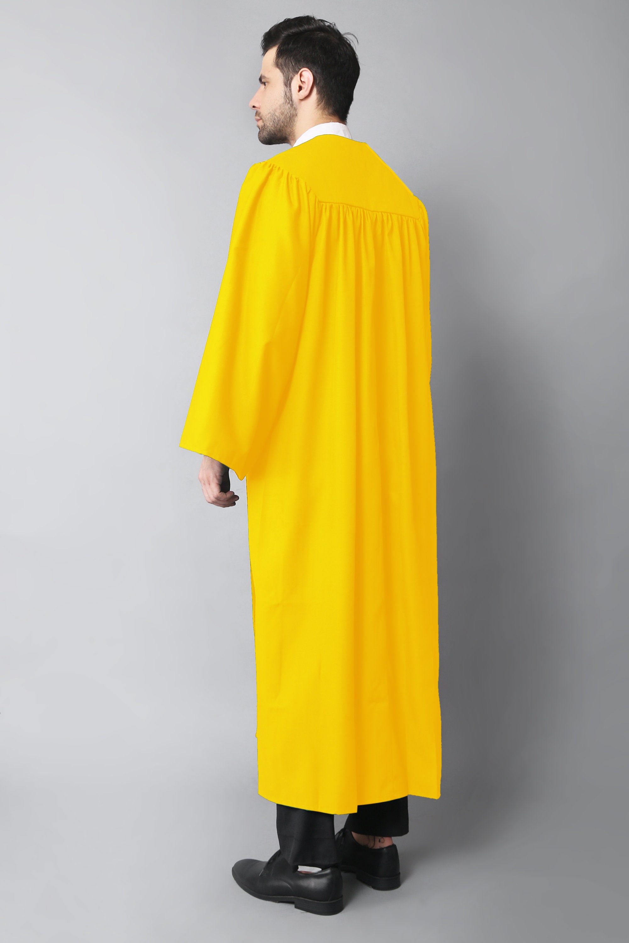 Yellow Graduation Gown-graduation Dress-academic - Etsy