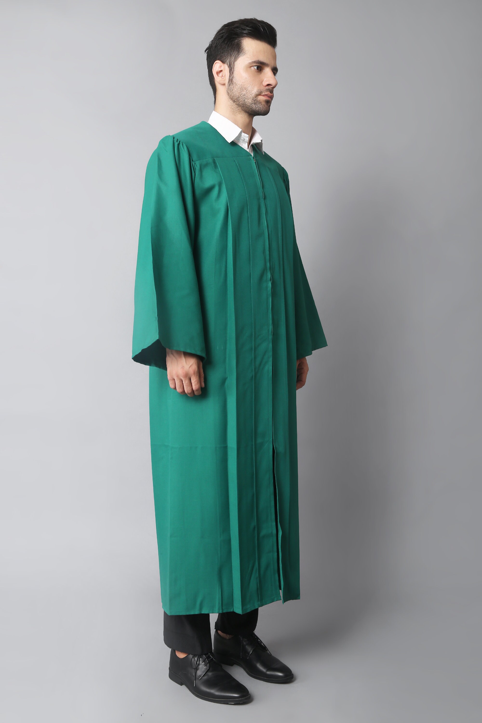 Kelly Green Graduation Gown-graduation Dress-academic - Etsy