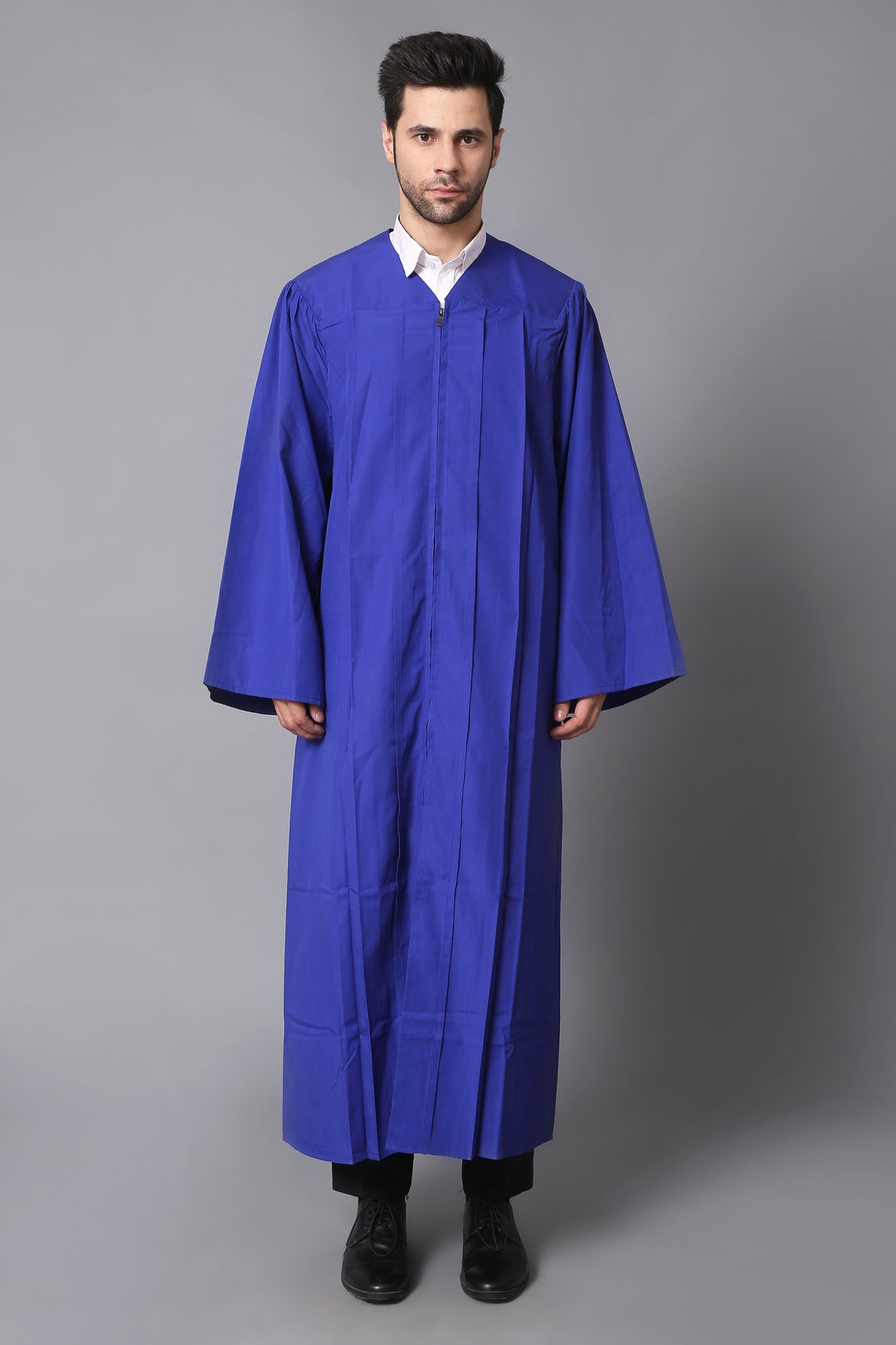 Royal Blue Graduation Gown-graduation Dress-academic - Etsy