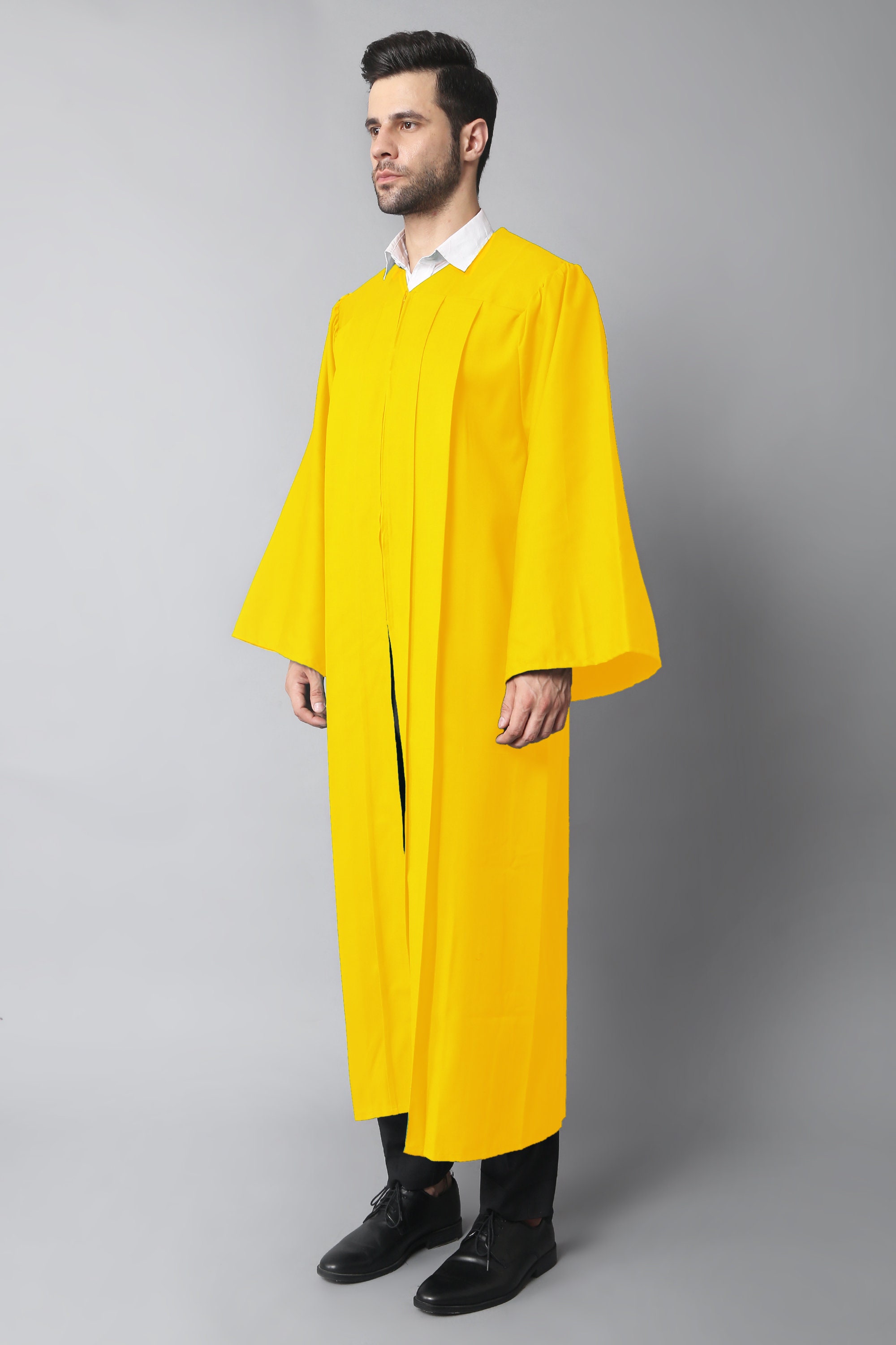 Yellow Graduation Gown-graduation Dress-academic - Etsy