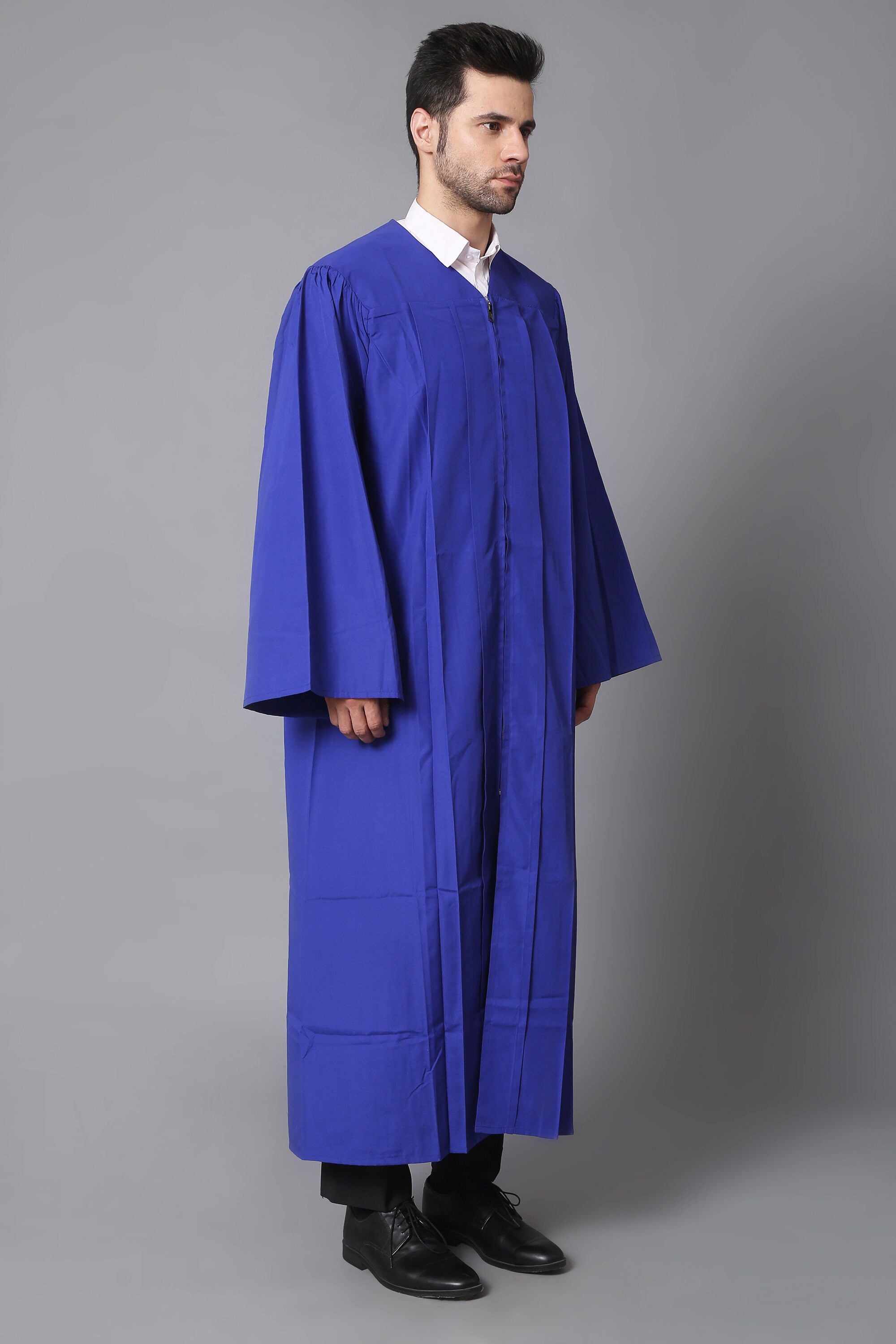 Royal Blue Graduation Gown-graduation Dress-academic - Etsy