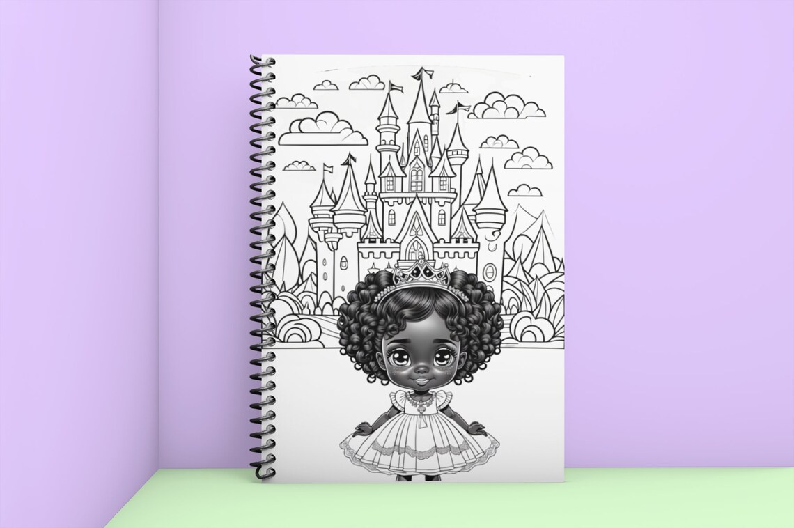African American Coloring Book-black Girl Coloring Book-busy Book ...