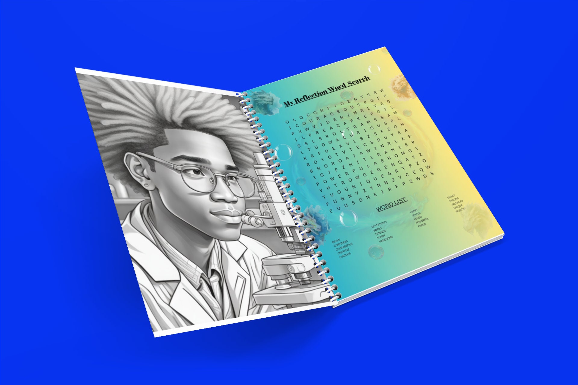 Teen-african American Coloring Book-black Boy Coloring Book-kids ...