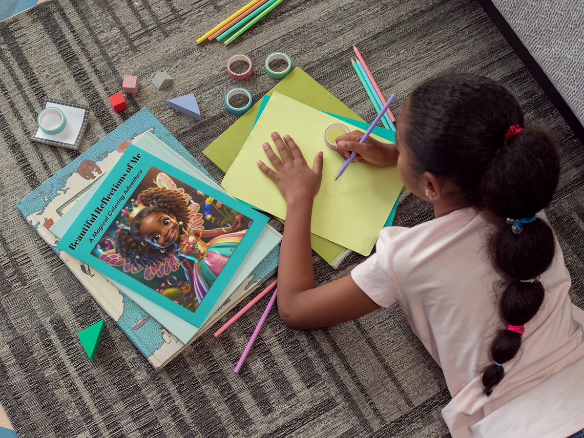 African American Coloring Book-black Girl Coloring Book-busy Book ...