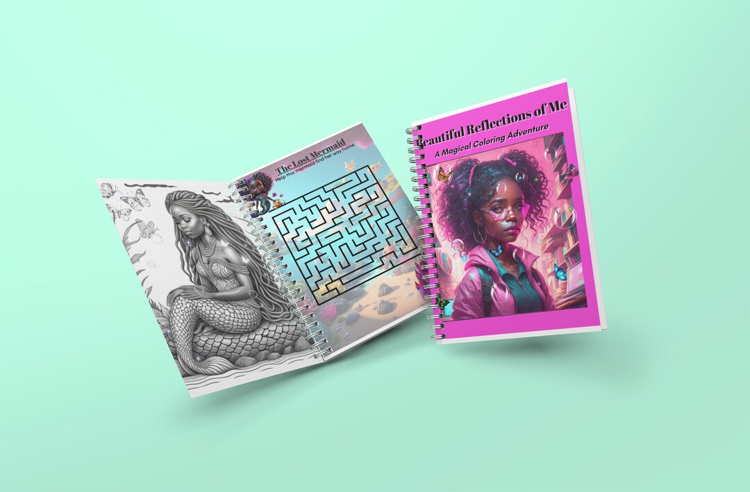 Teen-african American Coloring Book-black Girl Coloring-melanin ...