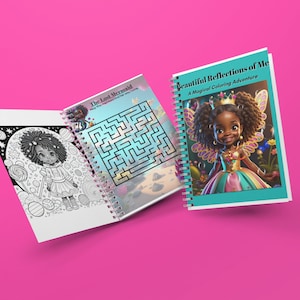 African American Coloring Book-black Girl Coloring Book-busy Book ...