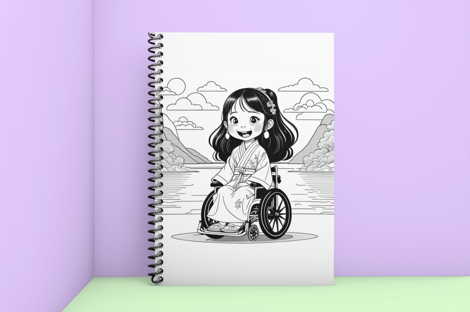 Wheelchair Coloring Book-wheelchair Clipart-wheelchair-empowering ...