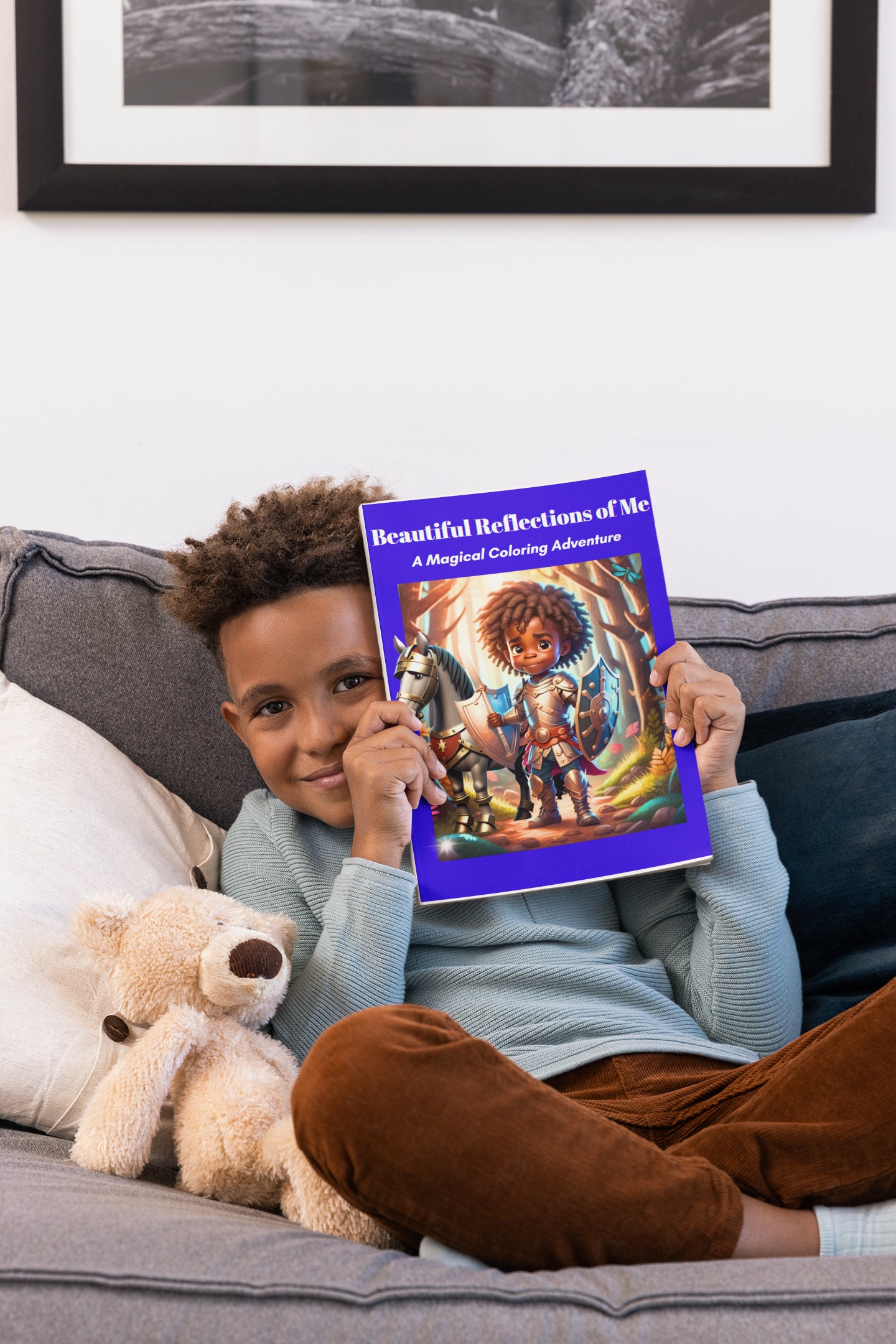 African American Coloring Book-black Boy Coloring Book-activity Book ...