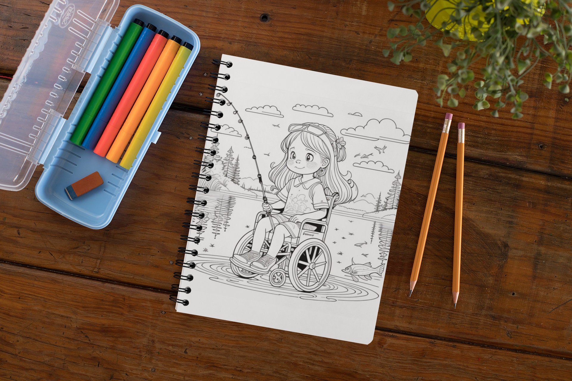 Wheelchair Coloring Book-wheelchair Clipart-wheelchair-empowering ...