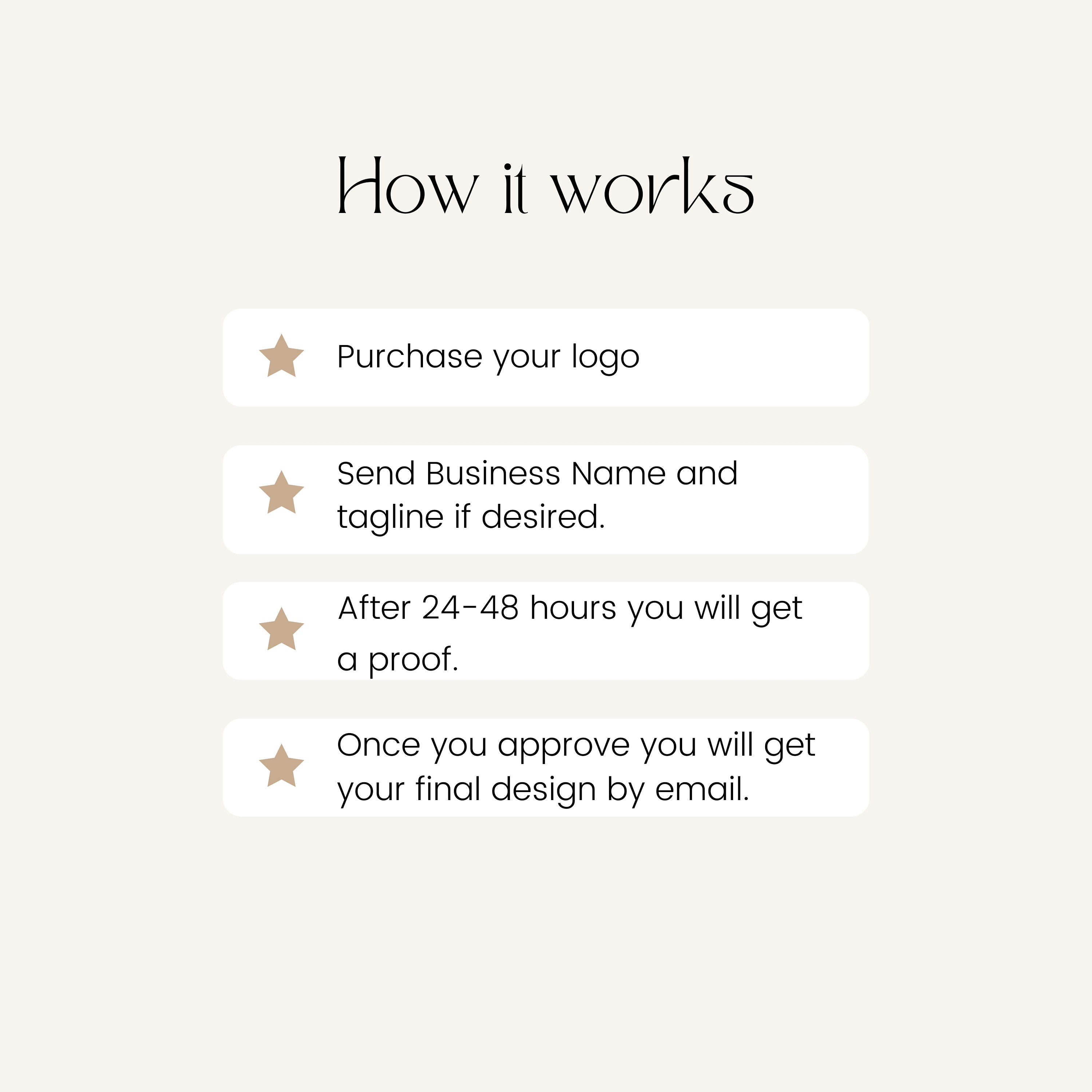 Logo Design Watermark for Business Custom Logo Design Minimalist Logo ...