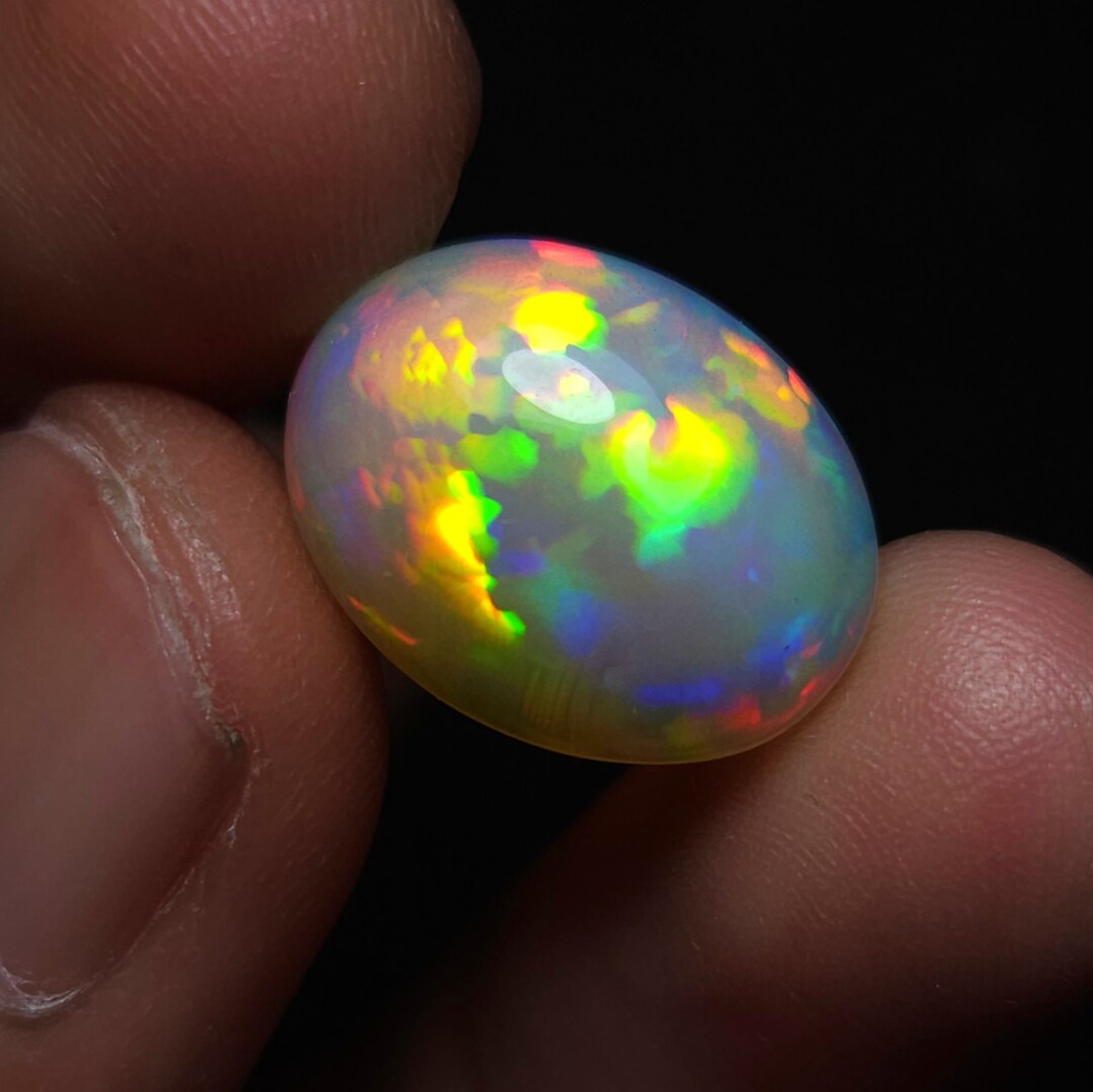 Opal Ethiopian Opal Welo Puzzle Pattern Unique 6.80 Ct - Etsy