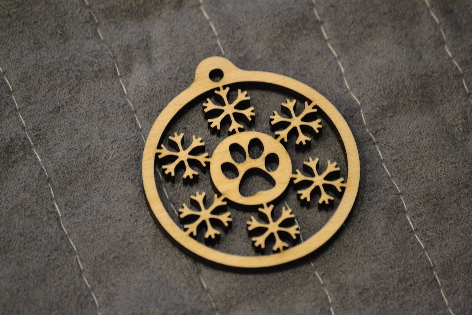 Adorable Christmas Dog Ornament Laser Cutting File Pack (5 Pcs) - Dxf ...