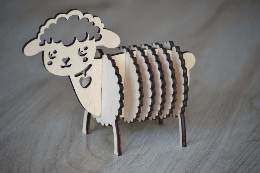 Adorable Lamb Coaster Files - DIY Baby Sheep Gift - Table Mats & Pads ...