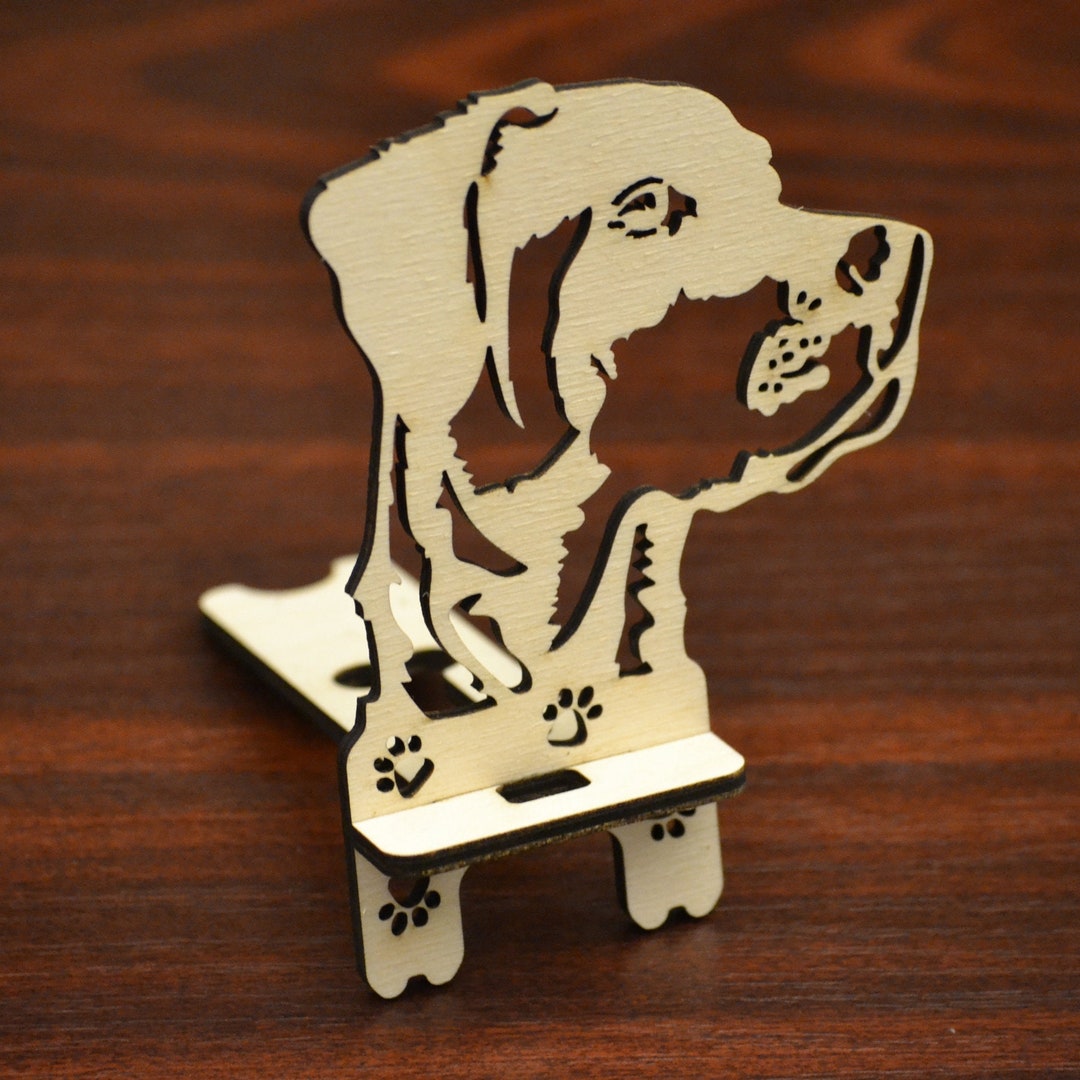 Handsome Dog Phone Stand - Digital Cutting Files Bundle for CNC & Laser ...