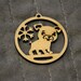 Adorable Christmas Dog Ornament Laser Cutting File Pack (5 Pcs) - Dxf ...