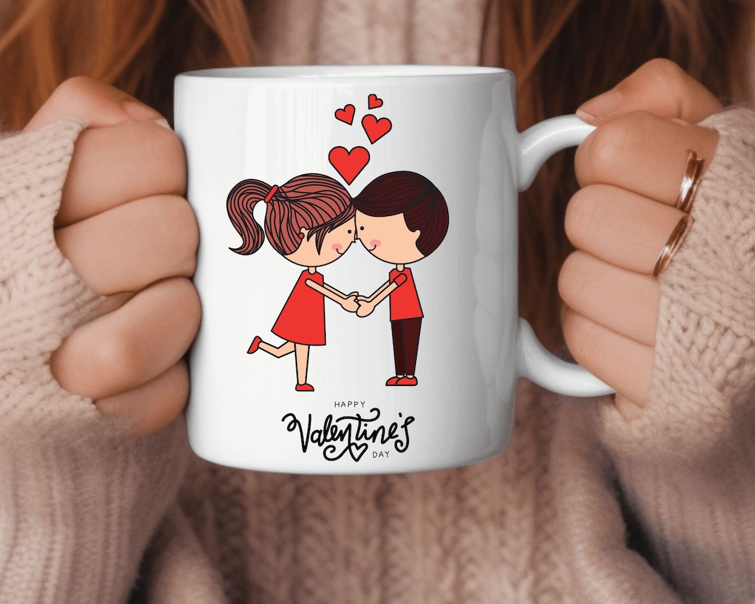 Cute Valentine's Day Mug, Valentine's Day Gift, Valentine's Day ...