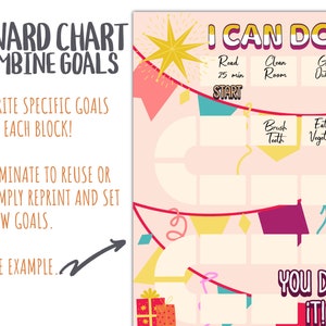 Piñata Reward Chart Behavior Chart Reading Chart Kids - Etsy