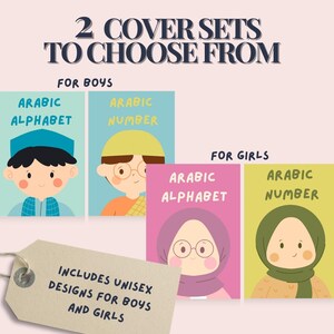 Kids Arabic Alphabet Number Modern Flashcards Printables, Educational ...