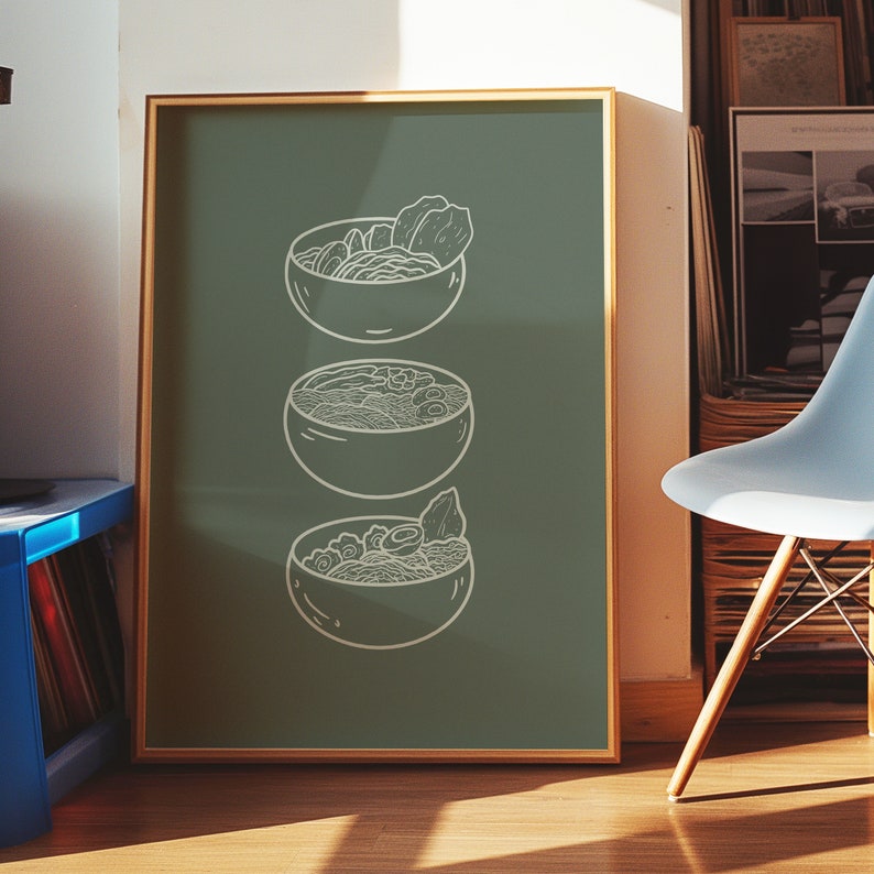 Asian Kitchen Wall Art Digital Print, Bundle Art, Kitchen Wall Decor ...