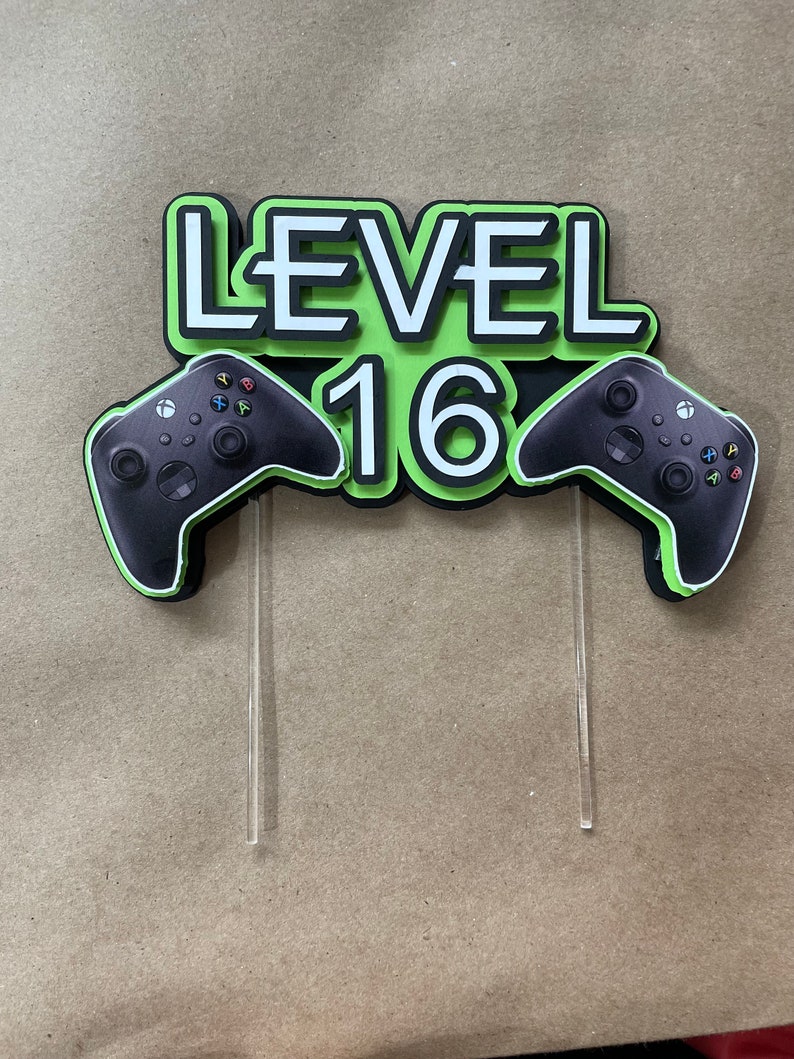 Custom Gamer Controller Cake Topper - Etsy
