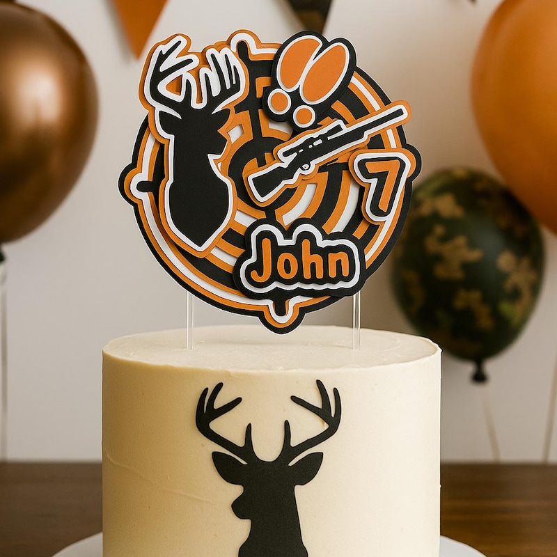 Orange 13 Cake Topper - Etsy