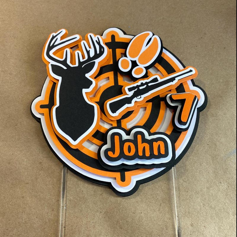 Hunting Cake Topper - Etsy