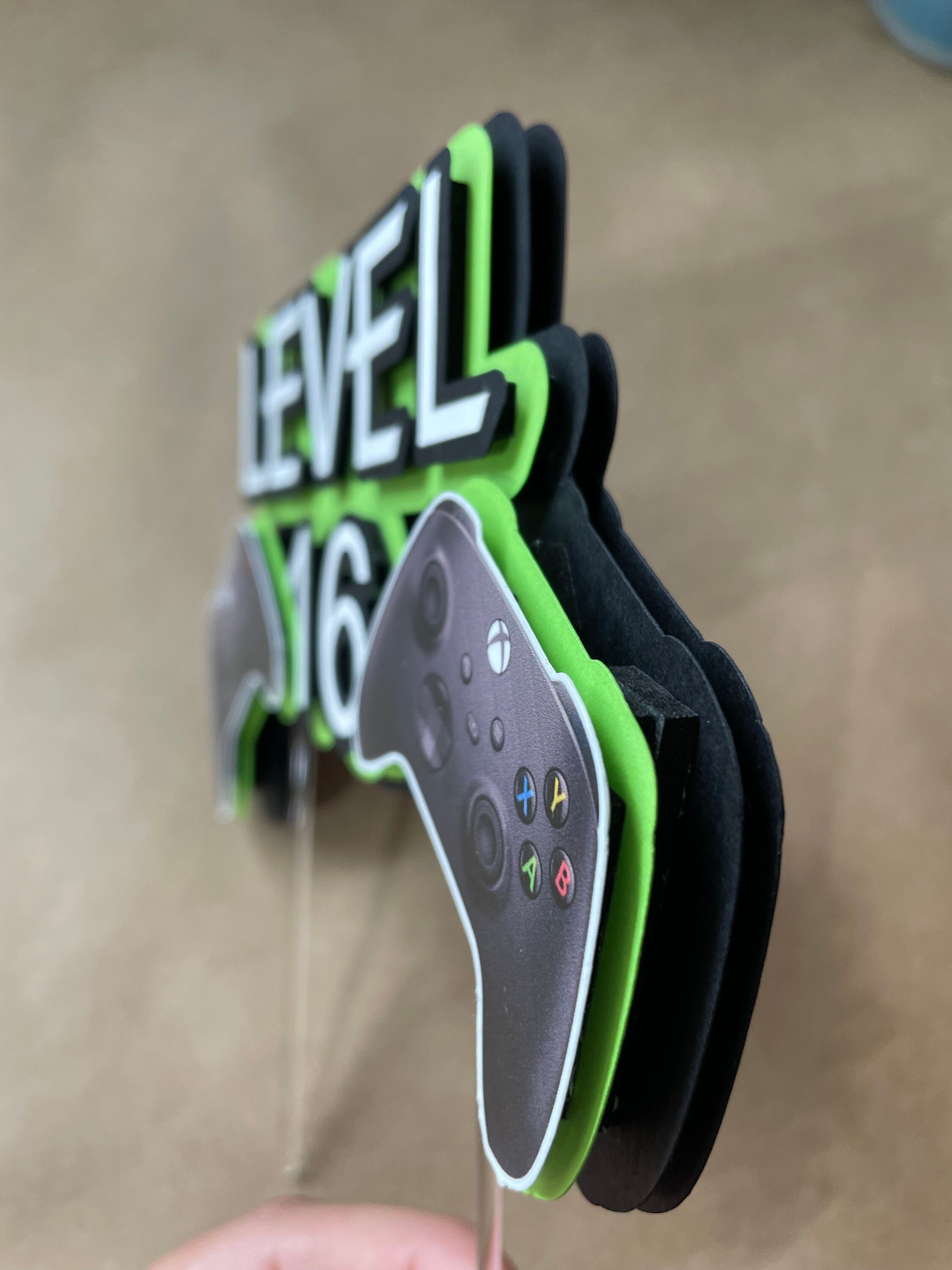 Custom Gamer Controller Cake Topper - Etsy